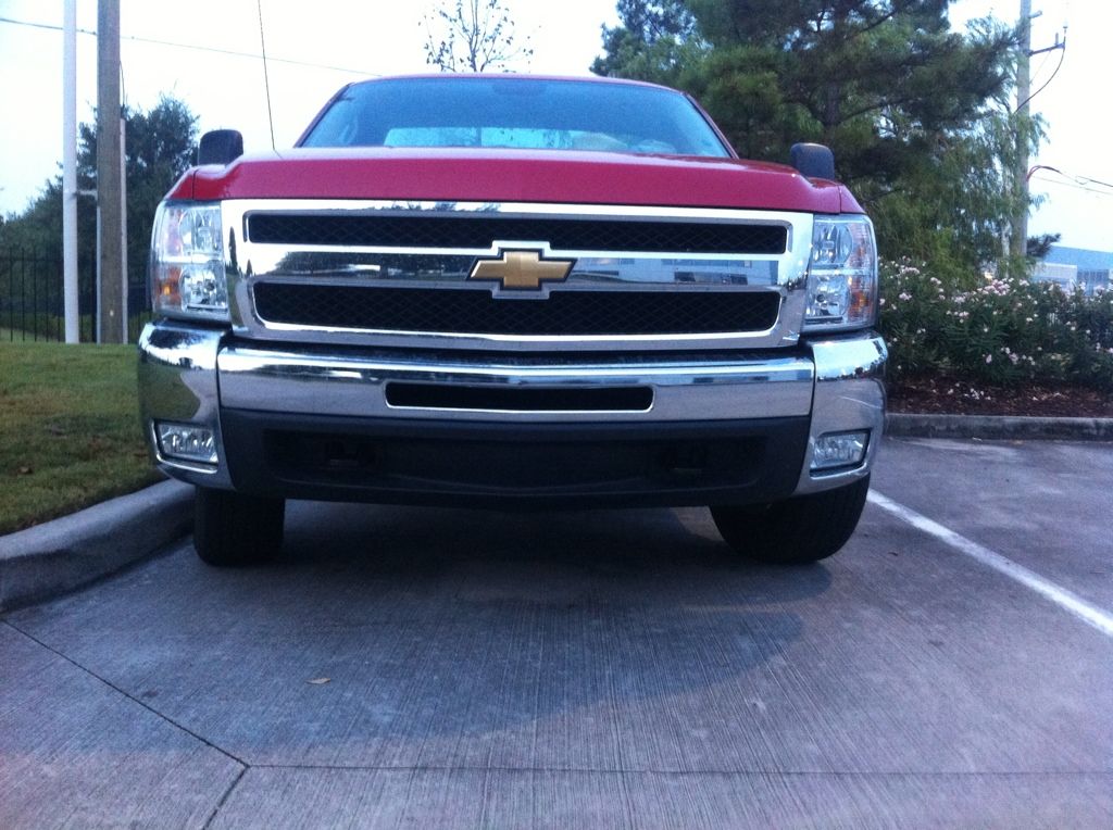 Chrome front bumper end caps | Chevy Silverado and GMC Sierra Forum