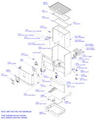 LINCAT CO202 TUBE CONNECTOR ADAPTOR 3/4" BSP TO 1/4" WATER BOILER EB3F ...
