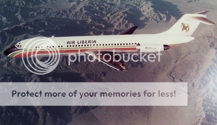 Lost Schemes: #62 Air Liberia DC-9-32CF (1976) – Airlinercafe